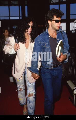 Cher and Rob Camilletti September 1987 California. Credit: Ralph ...
