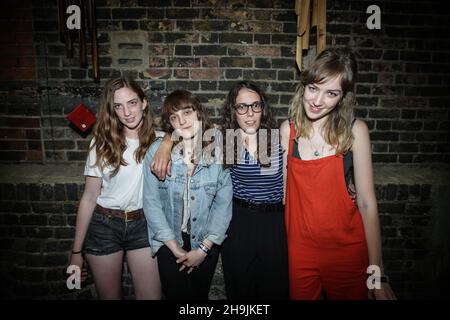Celia Archer, left, Fern Ford, second left, Juliette Jackson, third ...