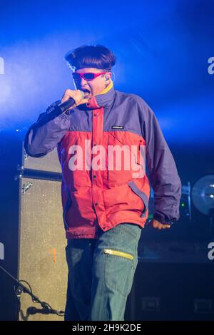 Oliver Tree performing live on stage at the 2019 edition of The Great ...