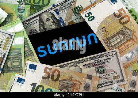 Sunrun editorial. Illustrative photo for news about Sunrun - an ...