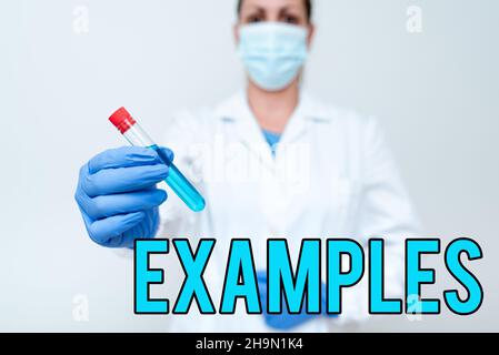 Conceptual display Examples, Concept meaning photo Sample Model to ...