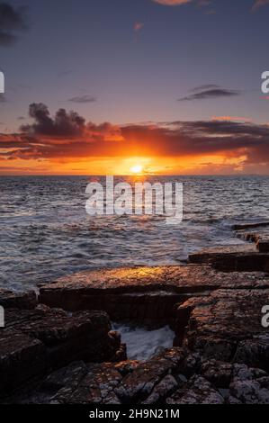 Coastline, Rubha Reidh Lighthouse, Melvaig, Wester Ross, Highlands ...