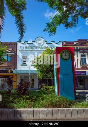 Art Deco heritage buildings in Mackay City, queensland, australia Stock ...