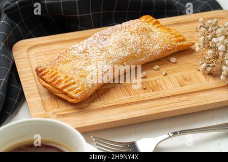 schtrudel pie macro Stock Photo - Alamy
