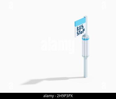 Bus icon isolated on 3d brown round button abstract illustration Stock ...