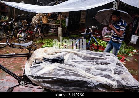 Tehatta, West Bengal, India. 6th Dec, 2021. Cyclone Jawad weakened into ...