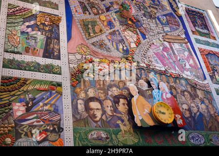 The Spirit Of Soho Mural, Carnaby Street, London, UK Stock Photo - Alamy