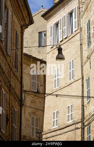 Ancient city of Fermo in the Marche Italy's main square Stock Photo - Alamy