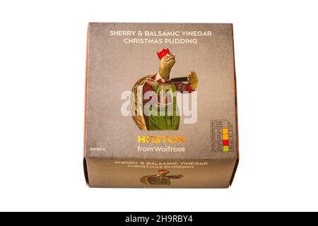 Heston from Waitrose Sherry & Balsamic Vinegar Christmas Pudding in box ...