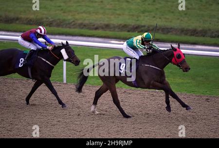 Jockey Joanna Mason at Wolverhampton Racecourse. Picture date: Tuesday ...
