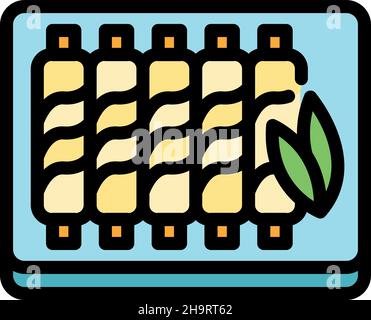 Dinner rolls linear icon. Thin line illustration. Round buns. Contour ...