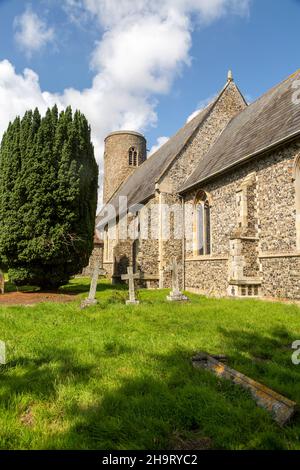 Church of St John the Baptist, Lound, Suffolk, England, UK painted gilt ...