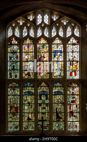 Interior of Saint Nicholas chapel, Gipping, Suffolk, England, UK ...