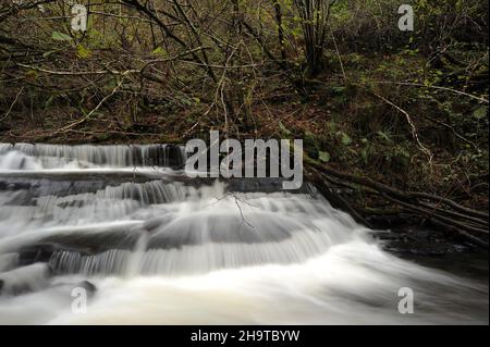 Nant Gwrelych cascade Stock Photo - Alamy
