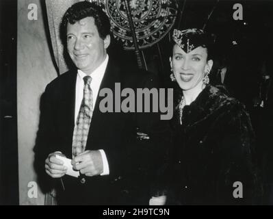 Marcy Lafferty and William Shatner Circa 1980's Credit: Ralph Dominguez ...