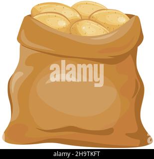 cartoon sack of potatoes Stock Vector Image & Art - Alamy