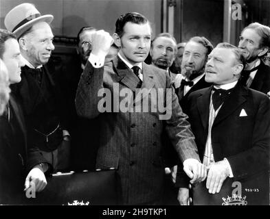 CLARK GABLE as Irish Politician Charles Stewart Parnell on set candid ...