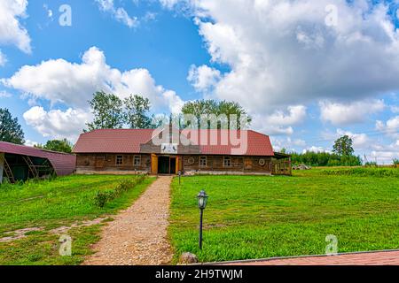 Sula village, 14, Stolbtsovsky district, Minsk region, Belarus. August ...
