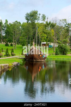 Sula village, 14, Stolbtsovsky district, Minsk region, Belarus. August ...