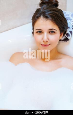Self care spa bath Stock Photo - Alamy