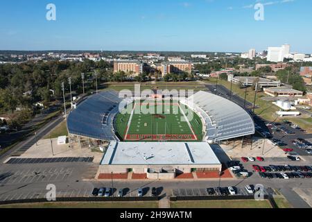 An aerial view of Bragg Memorial Stadium on the campus of Florida A&M ...