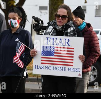 Kenosha, Wisconsin, USA. 19th Nov, 2021. Kyle Rittenhouse's mother ...