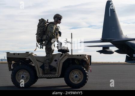 A Special Tactics operator assigned to the 22nd Special Tactics ...