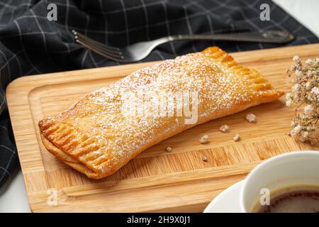 schtrudel pie macro Stock Photo - Alamy