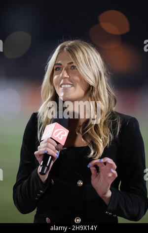Bally Sports West sideline reporter Anna Connelly at the CIF Southern ...