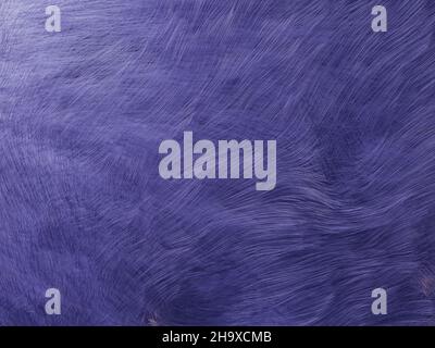 abstract background with iridescent color hairy object on blue ...