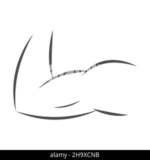 Bodybuilder muscle handsome athlete Stock Vector Image & Art - Alamy