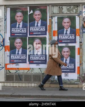 French presidential election candidate for the right-wing Les ...