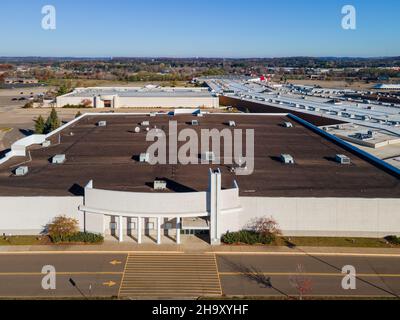Empty unbranded Mall building showing how empty malls have gotten Stock ...