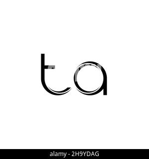 TA logo. T A design. White TA letter. TA/T A letter logo design ...