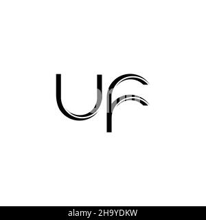 UF logo. U F design. White UF letter. UF/U F letter logo design ...
