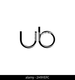 UB logo. U B design. White UB letter. UB/U B letter logo design ...