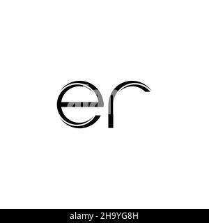 ER initial monogram logo with geometric style design ideas Stock Vector ...