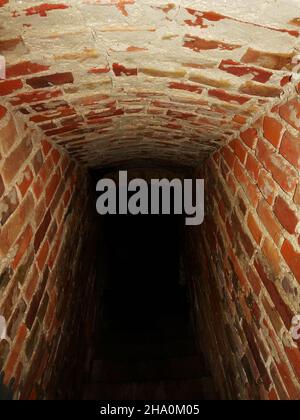Entrance into underground dungeon Stock Photo - Alamy