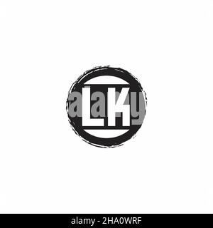LK Letter Signature Logo Template elegant design logo. Hand drawn ...