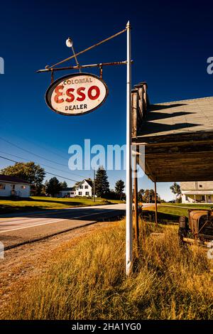 LLoyd's Garage Waite, Maine, USA Stock Photo - Alamy