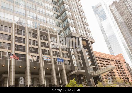Chicago, Illinois, USA Boeing Building, Boeing International ...