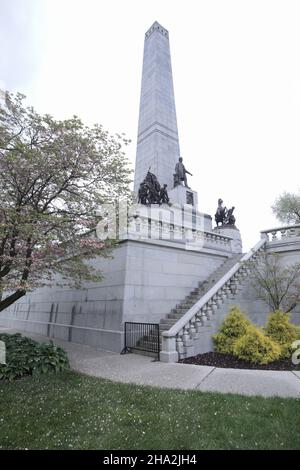 Springfield, Il, Lincoln's Tomb State Historic Site at Oak Ridge ...