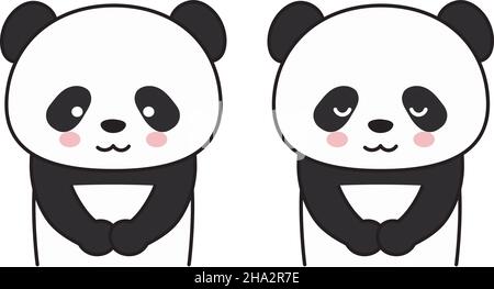 Portrait of bear bowing to someone. Vector illustration isolated on a ...