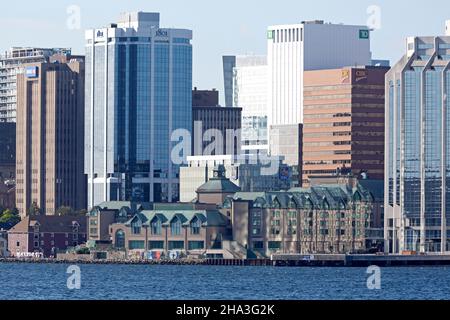The waterfront downtown buildings in Halifax, Nova Scotia, Canada Stock ...