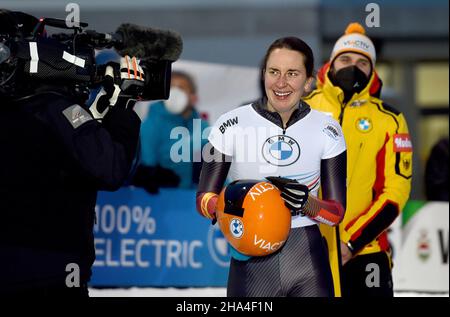 Winterberg, Germany. 10th Dec, 2021. Skeleton: World Cup, women, 2nd ...