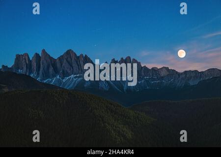 Forestis Dolomites, with amazing views of the Italian Dolomites Stock ...