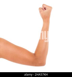 fist, body part, woman, elbow, arm, forearm, powerful, concentrated ...