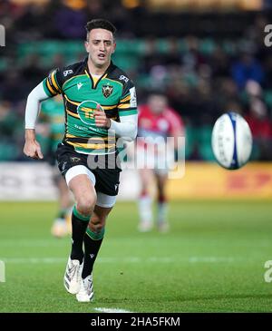 Northampton Saints' Alex Mitchell during the Gallagher Premiership play ...
