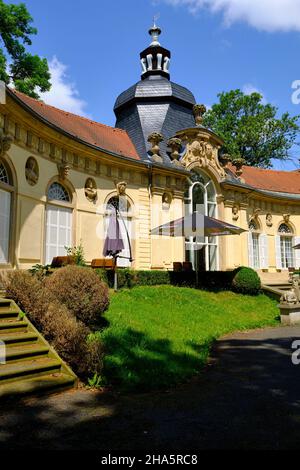 Park and Orangery in the town of Meuselwitz near Altenburg, Thuringia ...