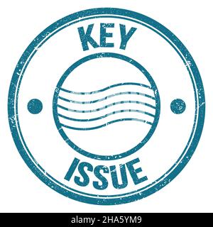 KEY ISSUE text written on pink-black grungy lines stamp sign Stock ...